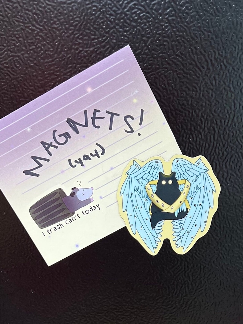 Biblically Accurate Void Cat MAGNET | Biblically Accurate Angel Fridge ...