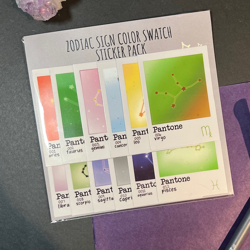 Zodiac Stickers - Etsy