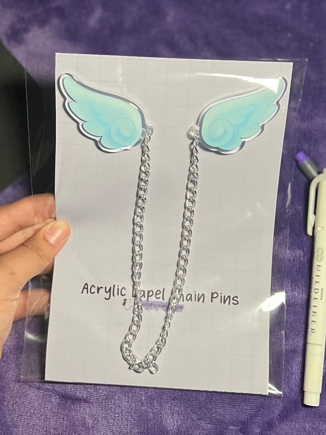 Angel Wing Lapel Chain Pins | Collar Shirt Chain Pin, Angel Wings Pins ...