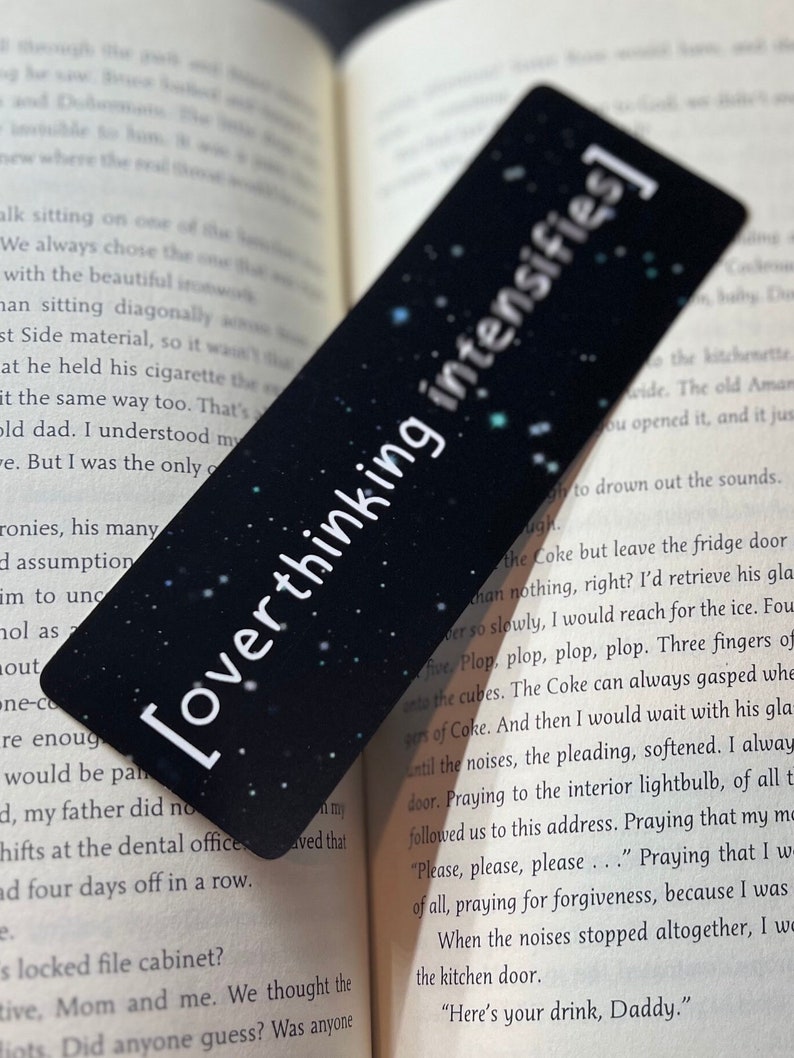Anxiety Meme Bookmarks |anxious Reader Gift, Overthinking Overwhelmed ...