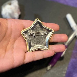 Good Noodle Star Pin Back Button 2.2 In.- Good Job Gold Star Pin, You ...