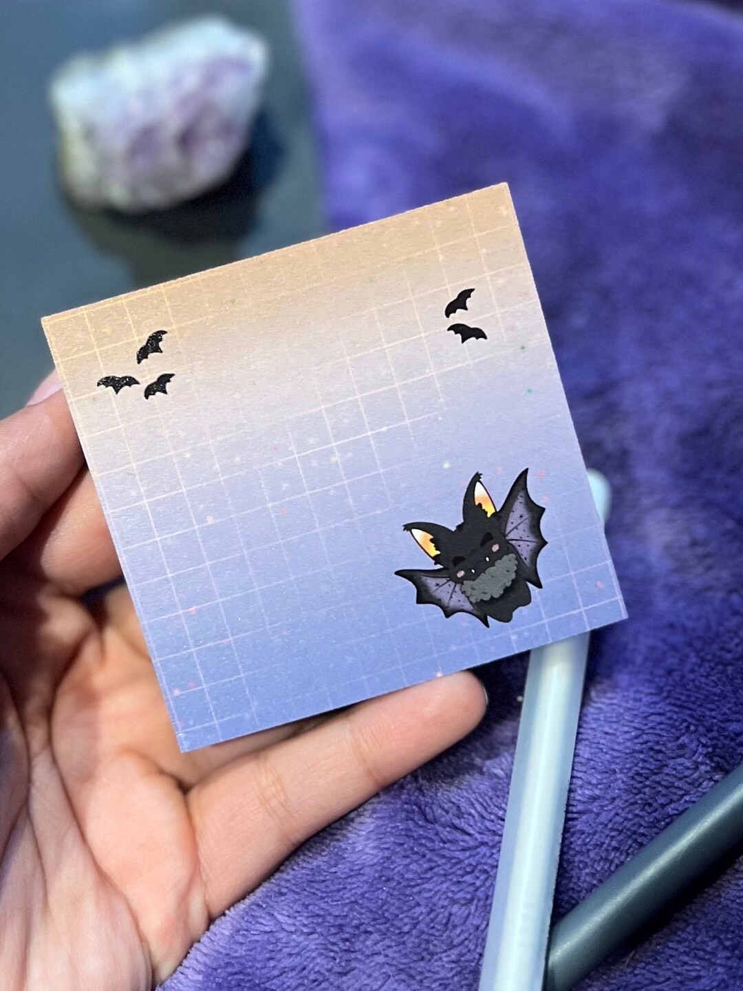 Candy Corn Bat Sticky Note |its Frickin Bats I Love Halloween, Cute ...
