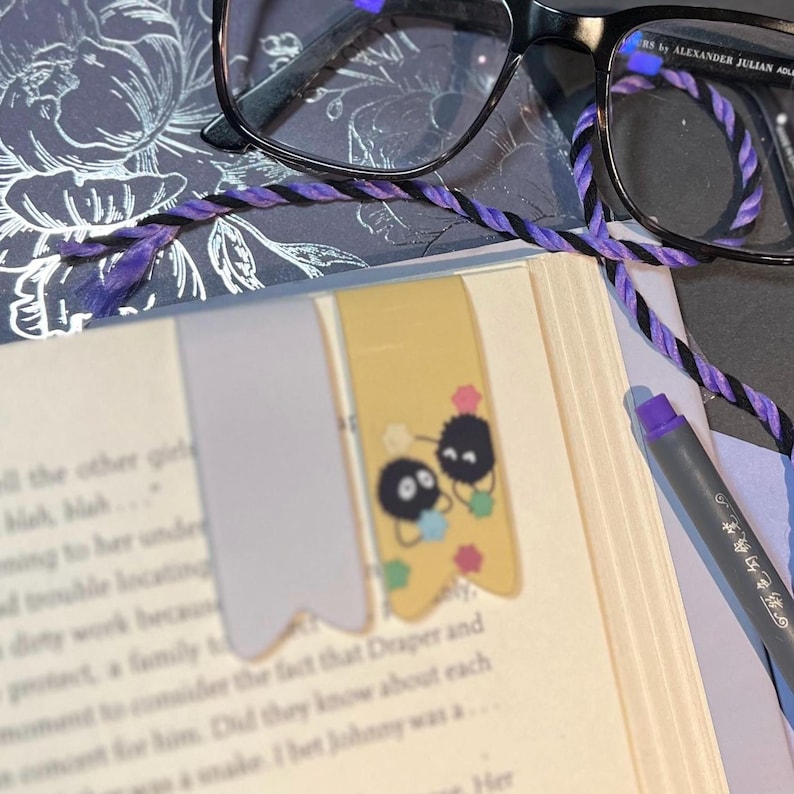 Fuzzy Sprite Magnetic Bookmark Set| Anime Lover Magnet Bookmarks ...