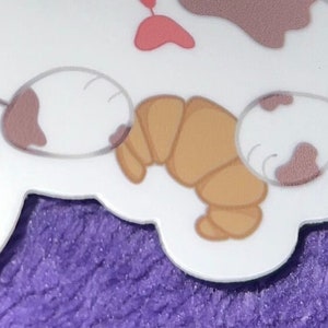Crying Croissant Bunny | Funny Animal Stickers, Cottagecore Bunny ...