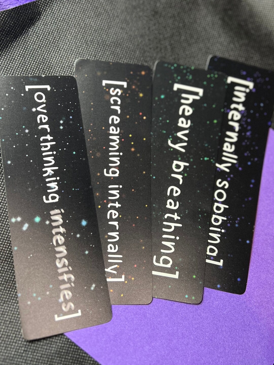 Anxiety Meme Bookmarks |anxious Reader Gift, Overthinking Overwhelmed ...