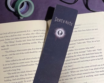 Death Note Bookmark - Etsy