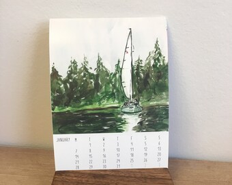 Nautical calendar | Etsy