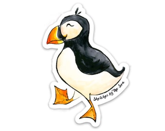 Puffin Sticker | Etsy