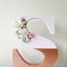 Rose Gold Decor Rose Gold Flower Letter Rose Gold Letter - Etsy