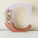 Rose Gold Decor Rose Gold Flower Letter Rose Gold Letter - Etsy