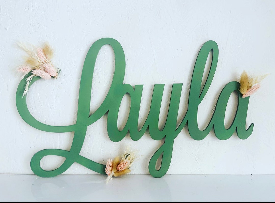 Pampas Grass Name Sage Green Nursery Pampass Grass Neutral - Etsy UK