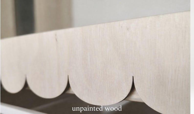 Wooden Scallop Trim, TROFAST Scallop Edging, Scallop Decor for Nursery ...