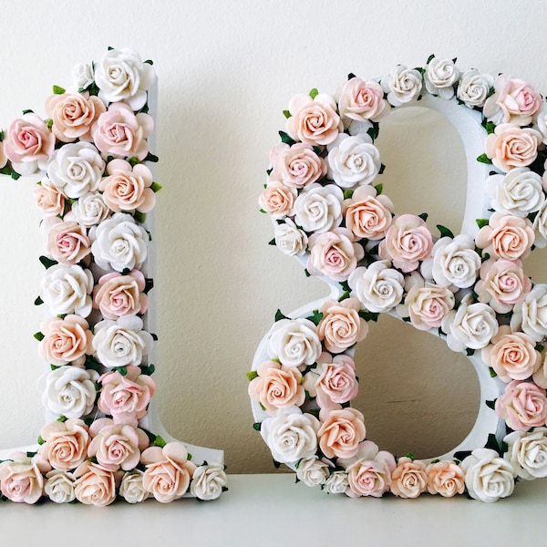 Floral Numbers - Etsy