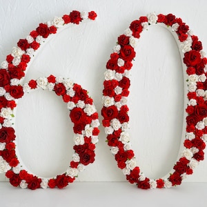 Flower Numbers Birthday Numbers Floral Numbers for Birthday Flower ...