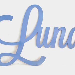 Custom Wooden Name Sign for Nursery Wall Personalized Baby Name Wall ...