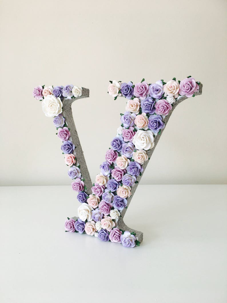 Pink Letters Nursery Pink Letters Flower Letters Pink Wall - Etsy UK