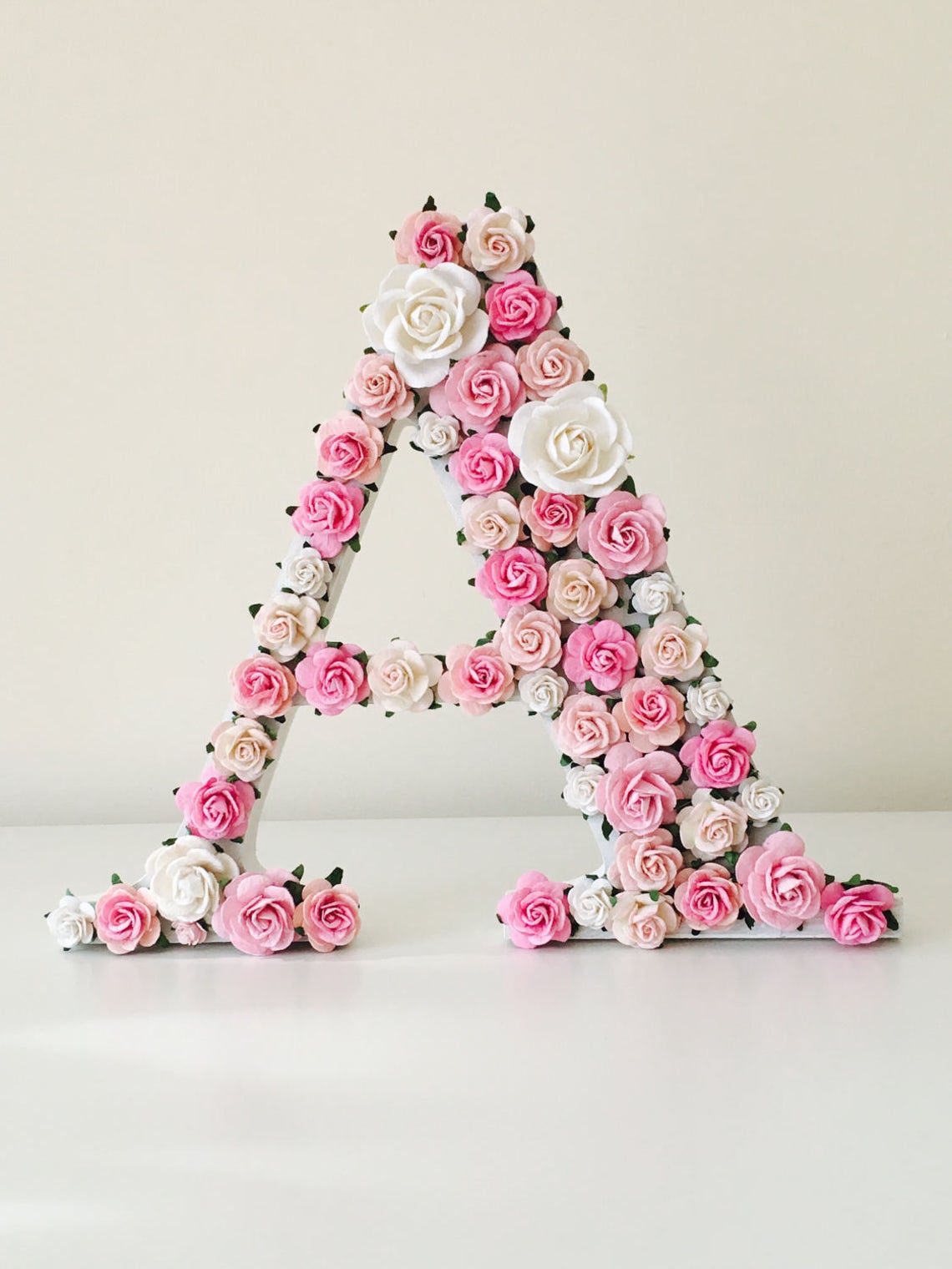 Pink Letters Nursery Pink Letters Flower Letters Pink Wall - Etsy UK