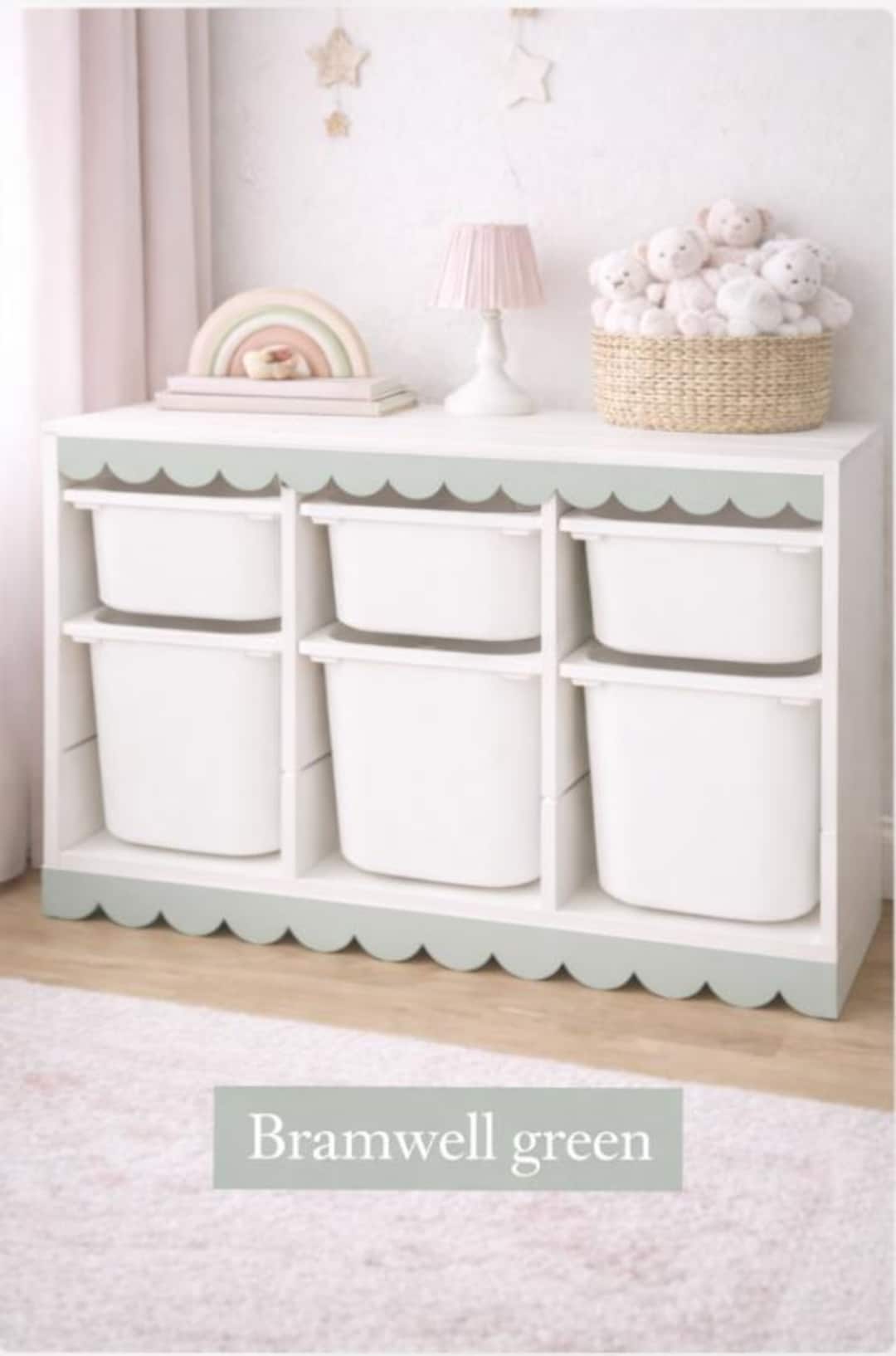 Wooden Scallop Trim, TROFAST Scallop Edging, Scallop Decor for Nursery ...