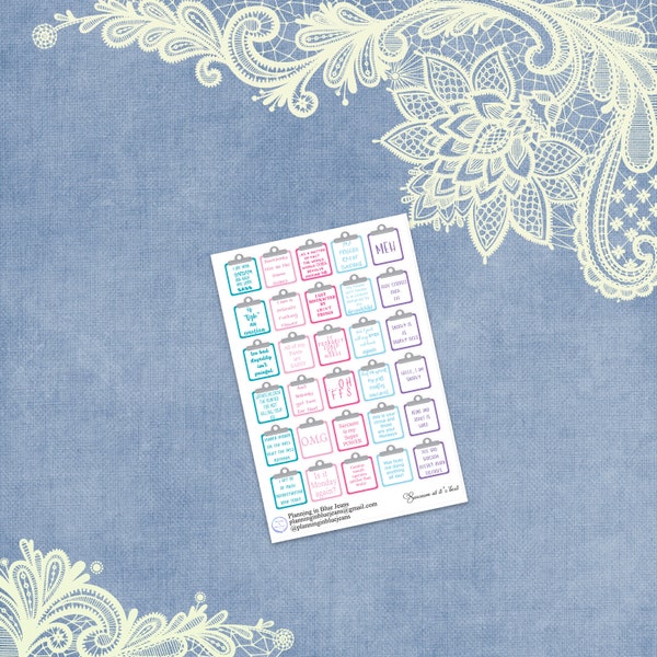 Grand Plans Stickers - Etsy