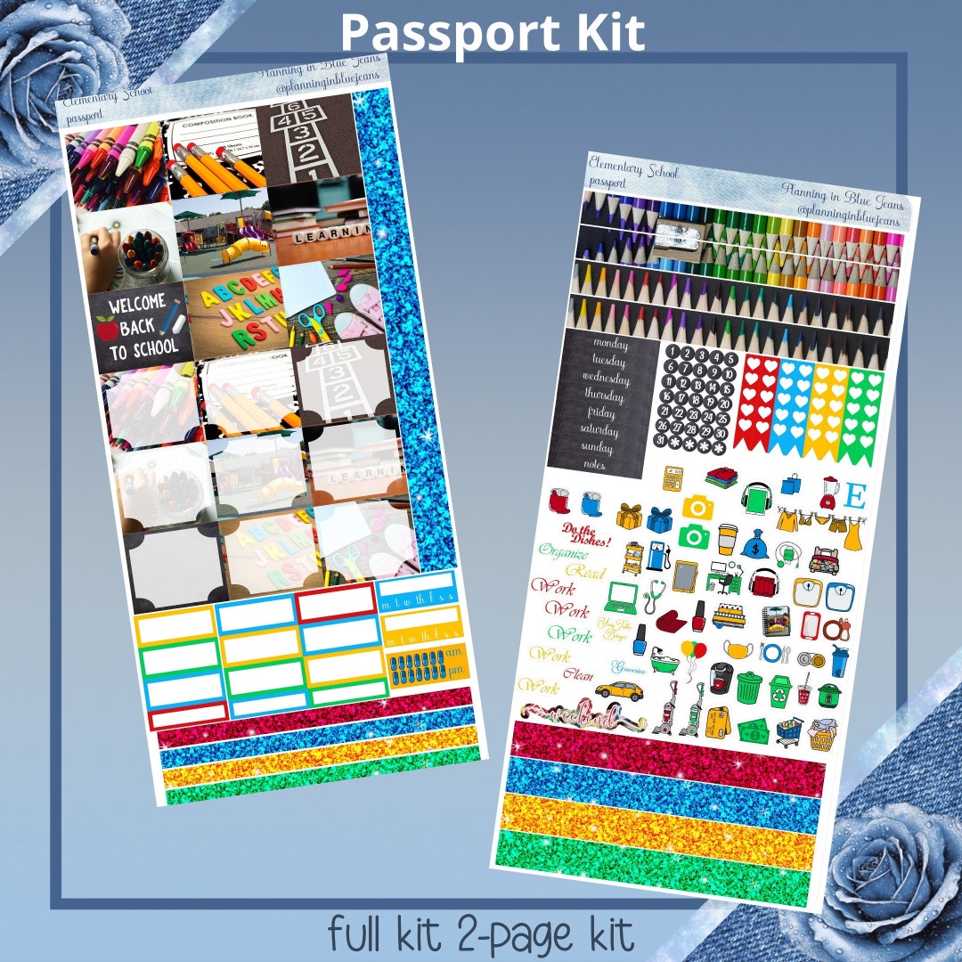 Passport - Elementary School - Etsy