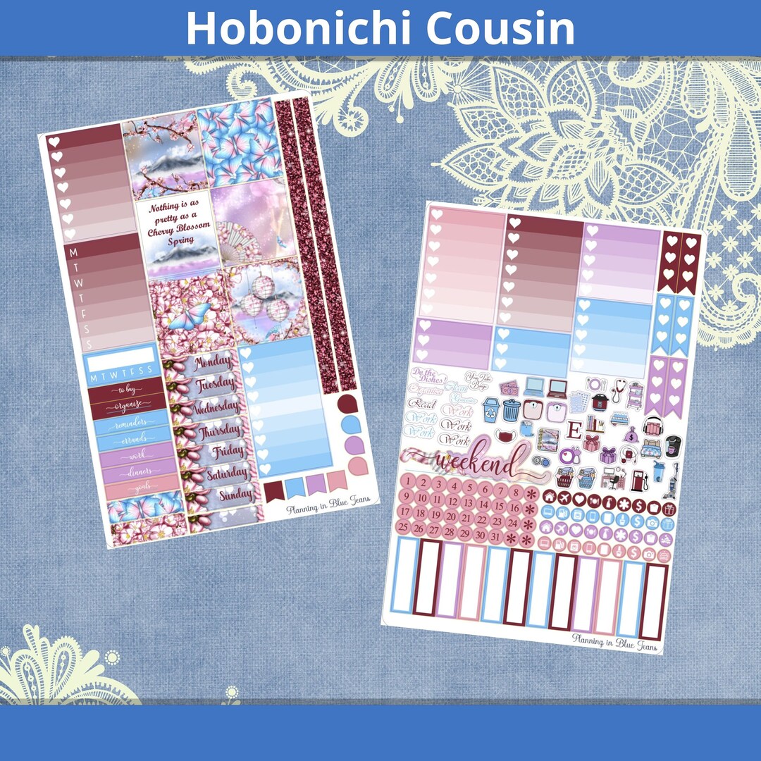 Hobonichi Cousin - Cherry Blossom Spring - Etsy