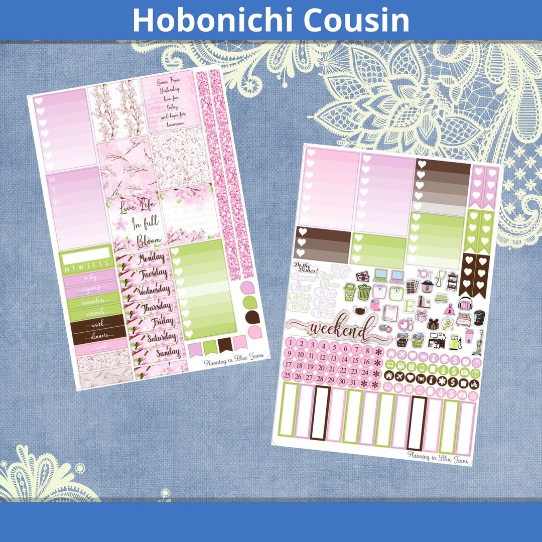 Hobonichi Cousin - Cherry Blossom - Etsy