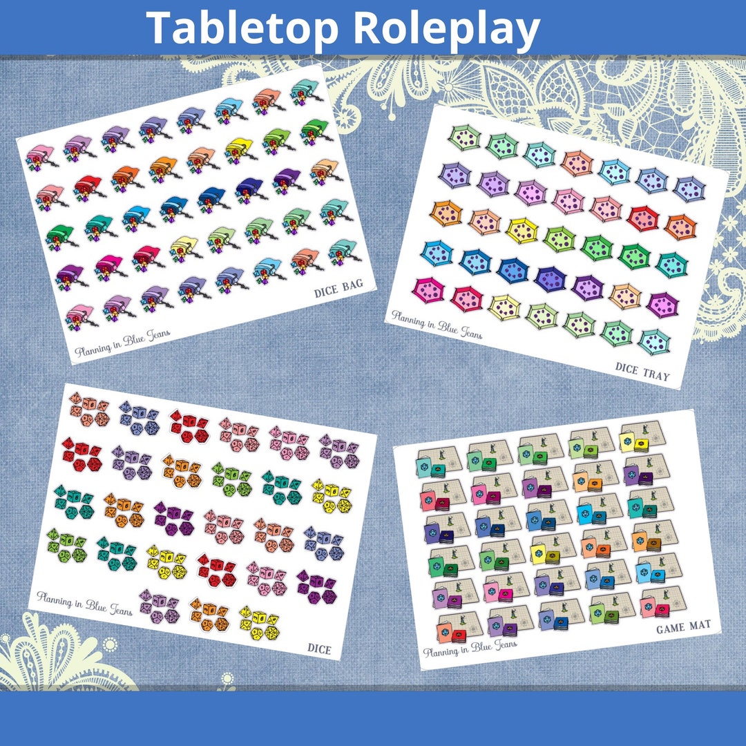 Choice of Dice Bag, Dice Tray, Dice, Game Mat Tabletop Roleplay ...