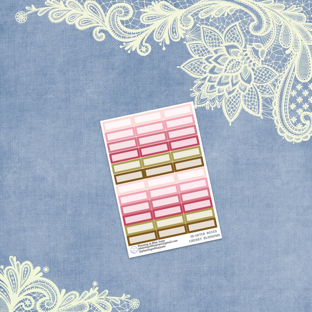 Chose Your Color Scheme, Quarter Boxes - Etsy