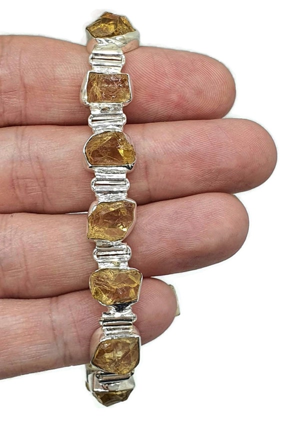 Raw citrine bracelet store