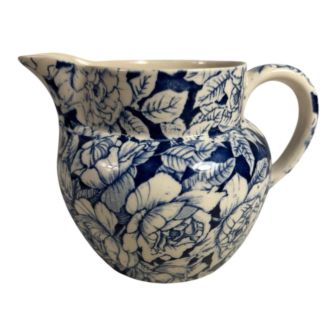 Antique Myott England Bermuda Pattern Milk Pitchers - Etsy