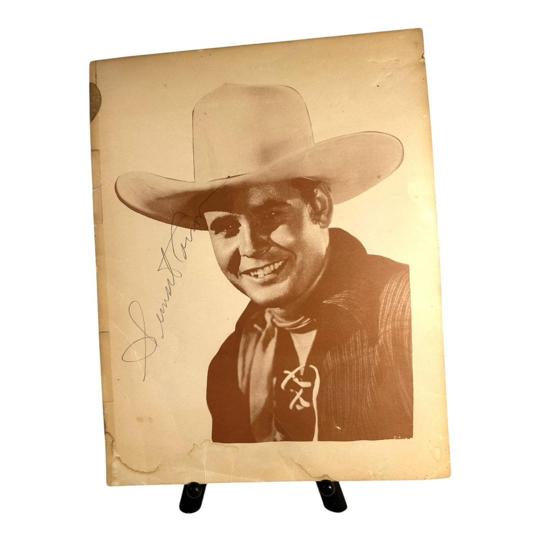 Vintage Signed Photography of Sunset Carson Owned by Mike Wolfe ...