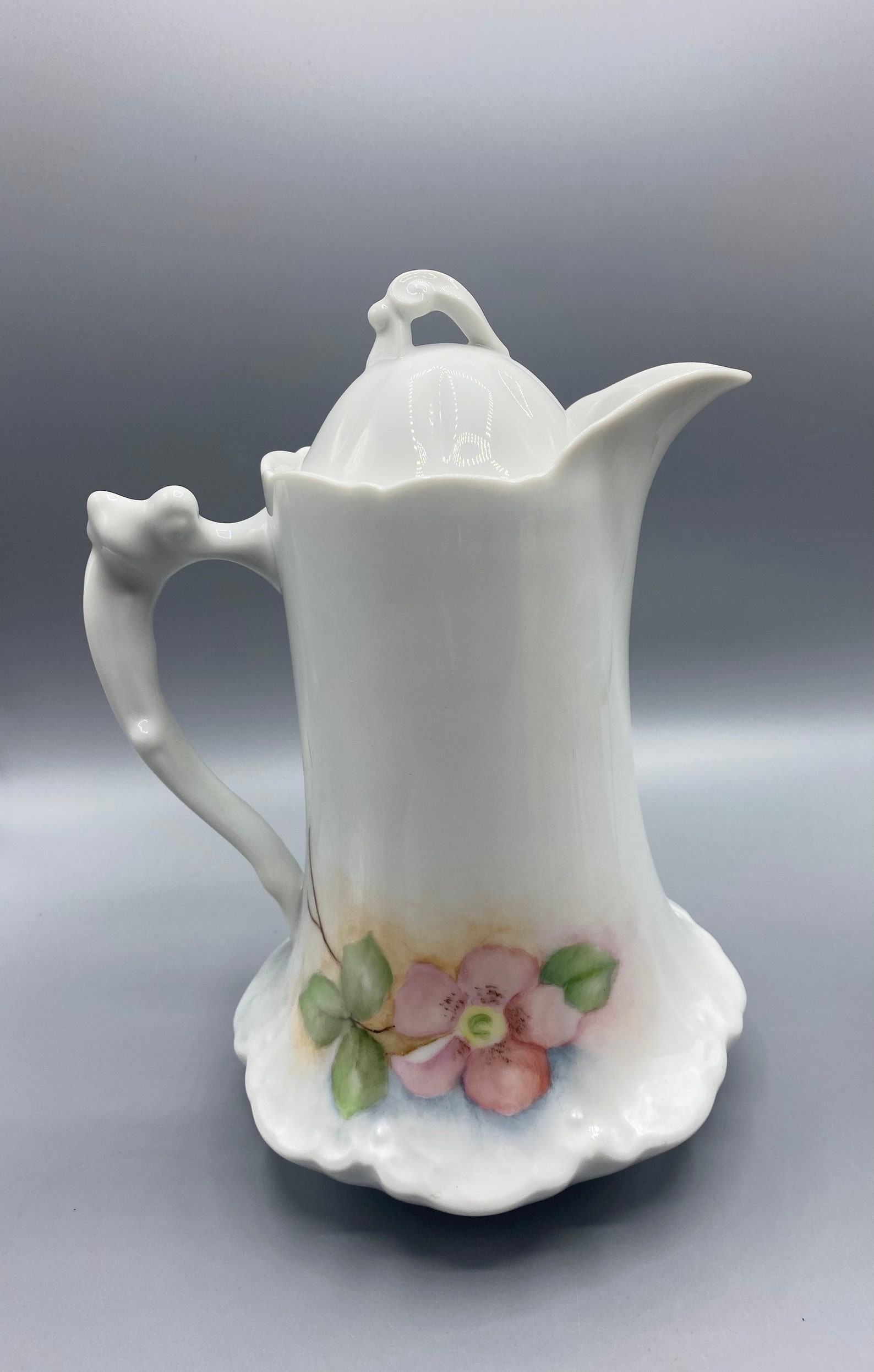 Vintage Tea Coffee Pot Handpainted Floral Unique Design - Etsy