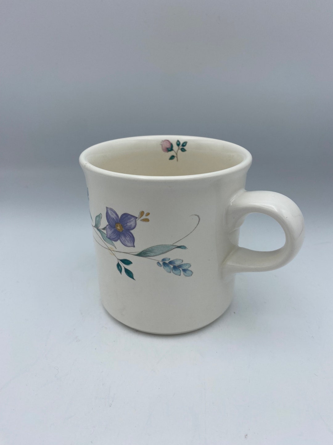 Vintage Pfaltzgraff April Floral Coffee Tea Mug Cup Flower Design - Etsy