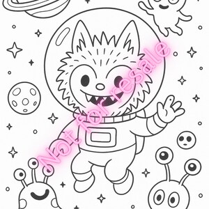 Labubu Coloring Book – Printable Digital Download | Cute Popmart ...