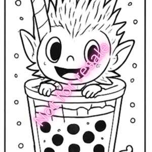 Labubu Coloring Book – Printable Digital Download | Cute Popmart ...