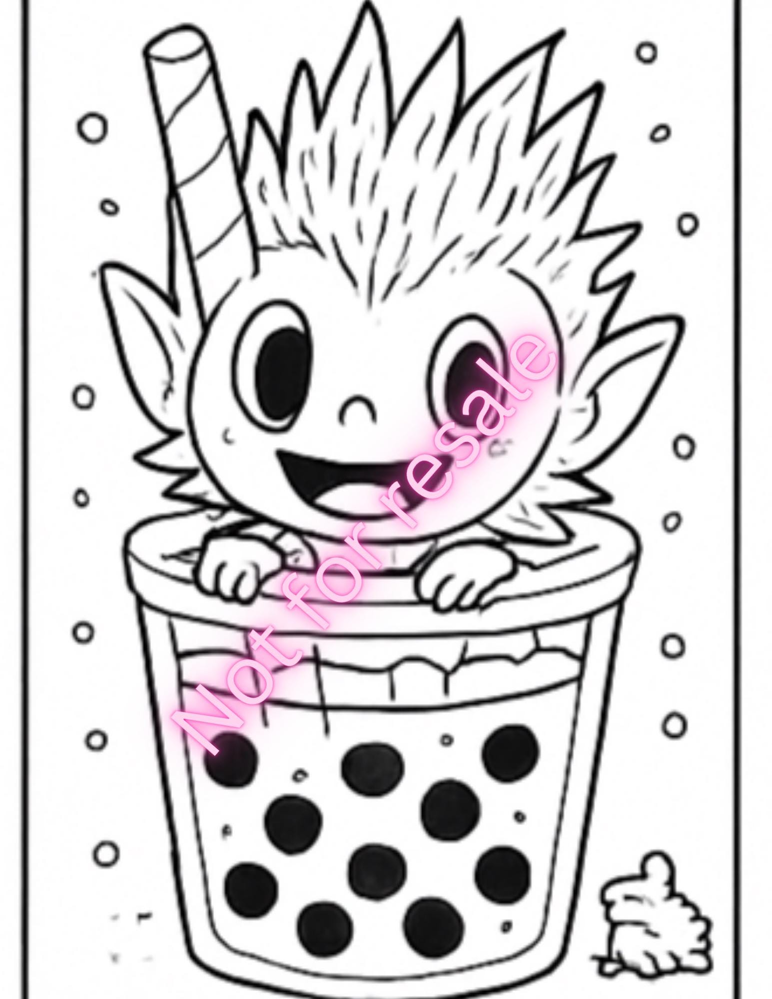 Labubu Coloring Book – Printable Digital Download | Cute Popmart ...