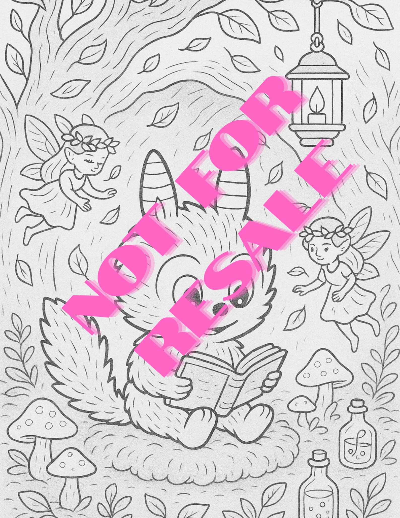 Labubu Coloring Book – Printable Digital Download | Cute Popmart ...