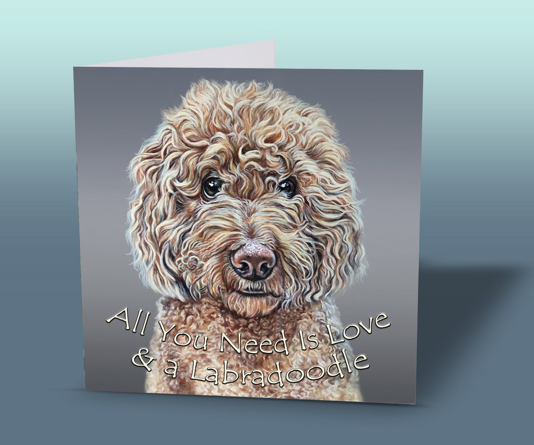 Labradoodle Birthday Card | Labradoodle Card | Labradoodle Greeting ...