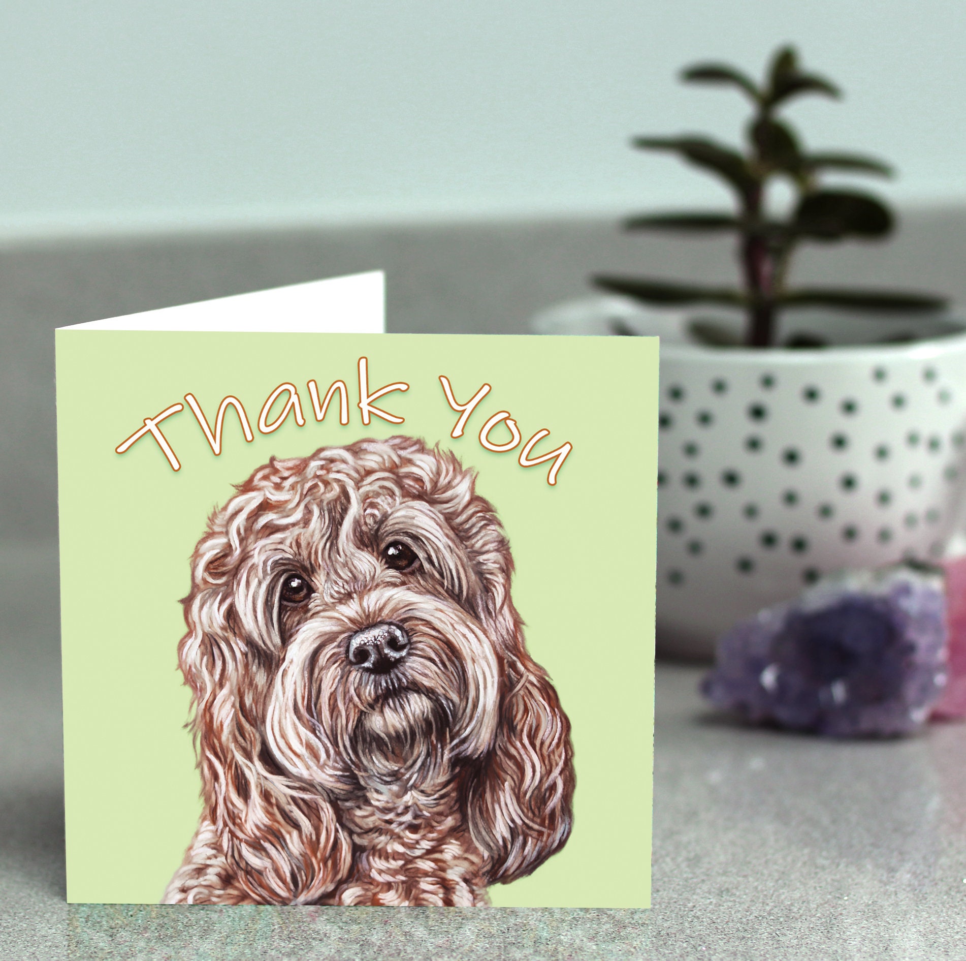 Thank You Cards | Cockapoo Thank You Card | Thank You Card | Thank You ...