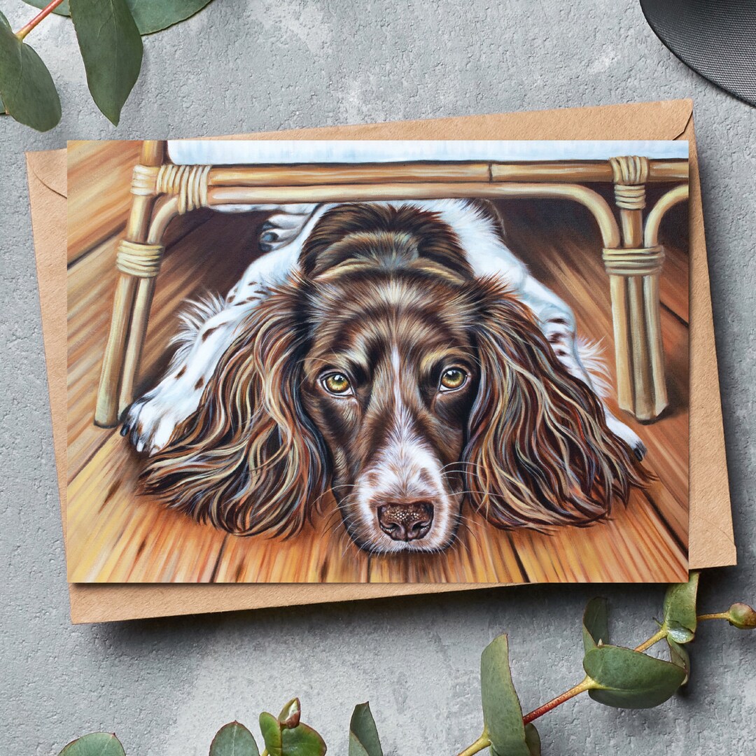 Springer Spaniel Card Birthday Card Springer Spaniel - Etsy