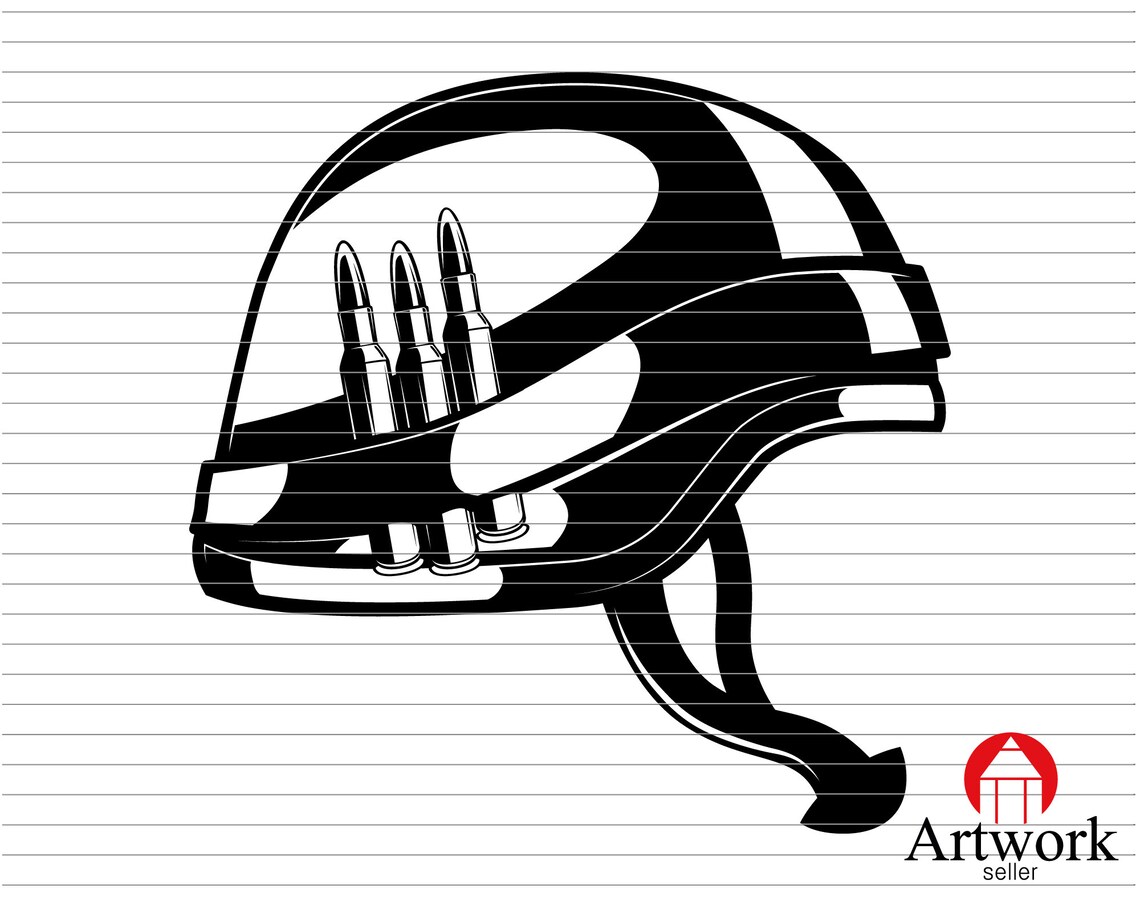 MILITARY HELMET SVG helmet with bullets army marines usa | Etsy