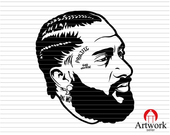 Nipsey Hussle Silohuette Svg Png Digital Trending Etsy