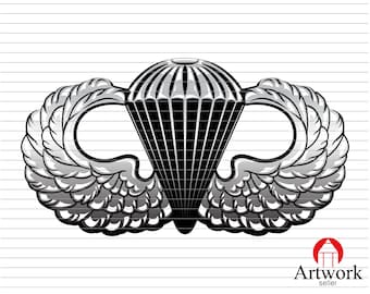 Army Airborne Wings Svg - Etsy