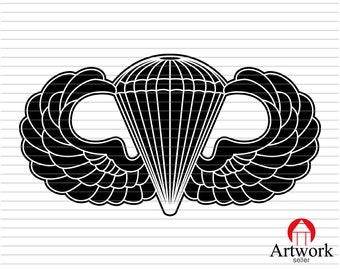 Military Wings Svg | Etsy