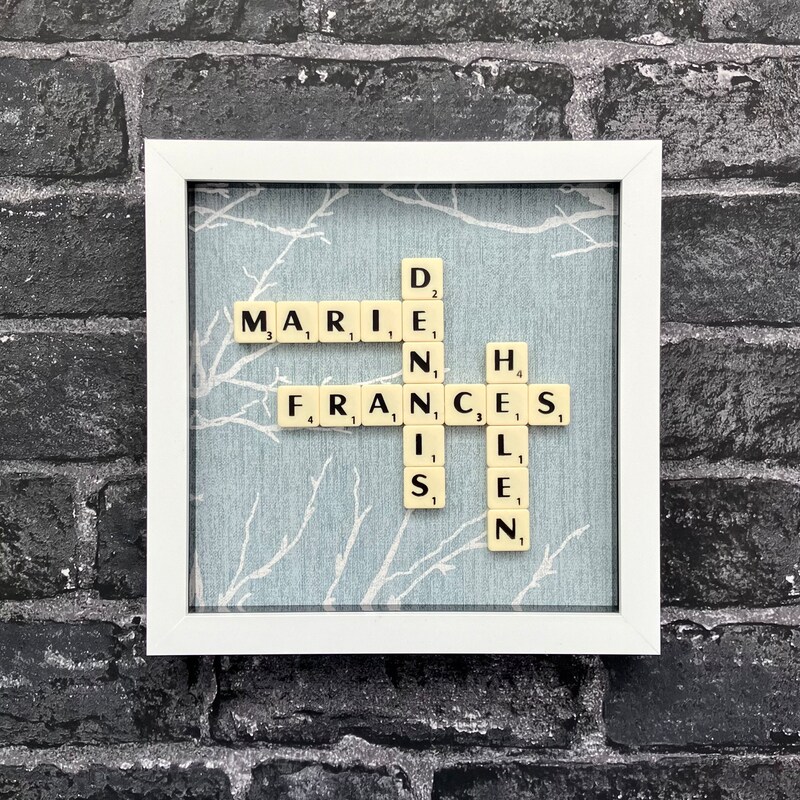 Scrabble Frame - Etsy UK