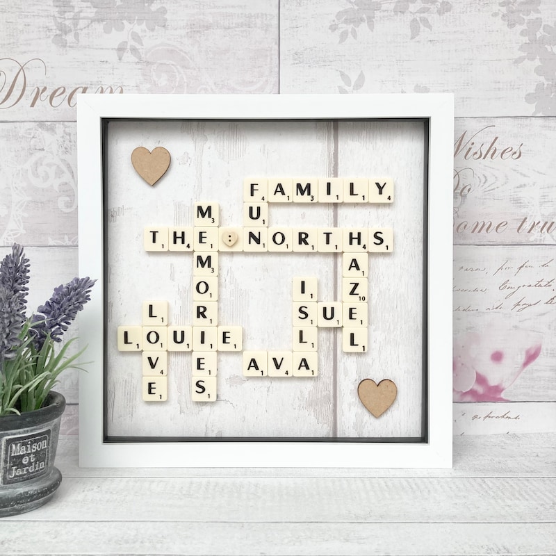 Scrabble Frame - Etsy UK