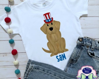 Fourth of July PNG Uncle Sam Hat Dog Clipart Sublimation | Etsy