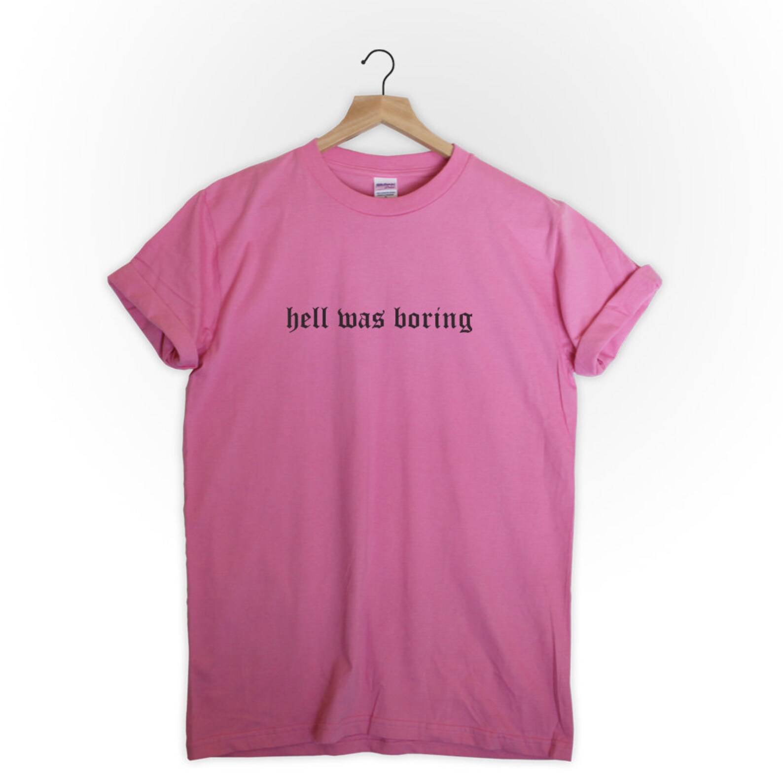 Hell Was Boring Shirt Unisex Aesthetic Gift Aesthetic Clothing | Etsy UK