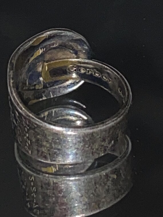 Vintage 1970s Oneida Gerber Baby Ring Size 8 - Gem