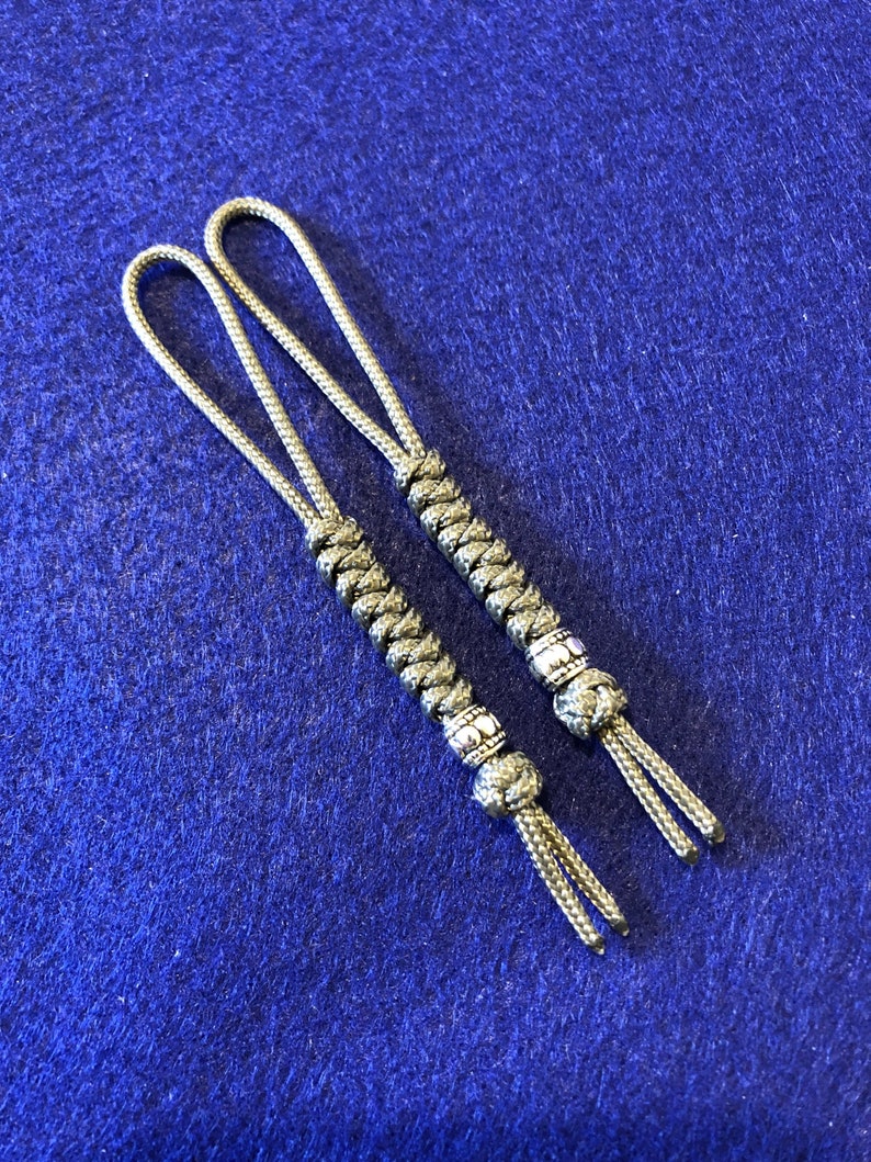 95 Paracord Micro Knife Lanyard 2pk Dark Grey Cord Snake Knot - Etsy